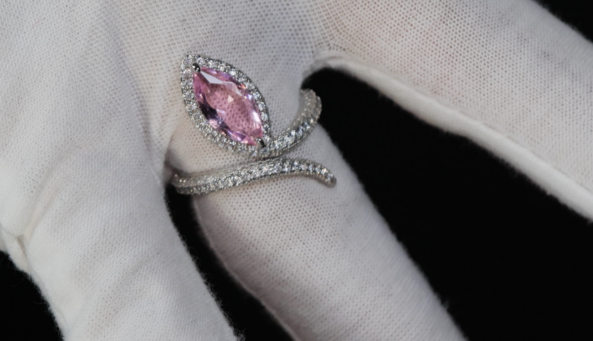 Pink Diamond Marquise Ring | Marquise Diamond Ring | Pink Diamond Ring ...
