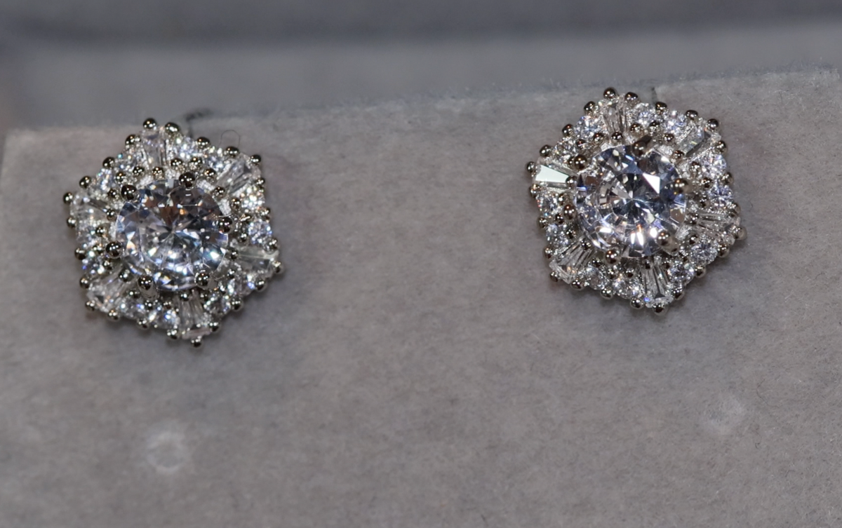 Diamond Earrings | Womens Earrings | Diamond Ear Studs – Minx London