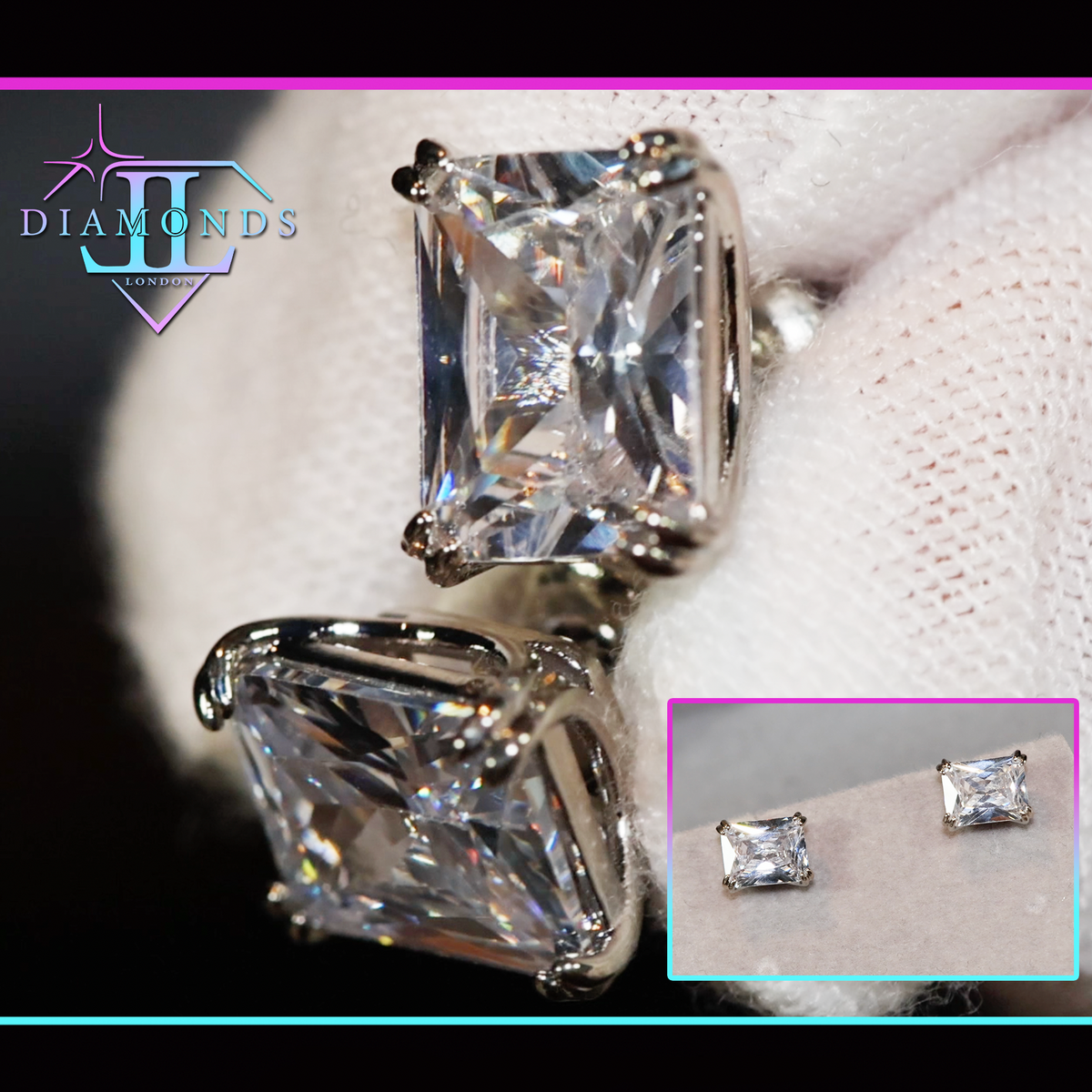 Diamond Earrings | Womens Earrings | Emerald Earrings | Diamond Ear ...