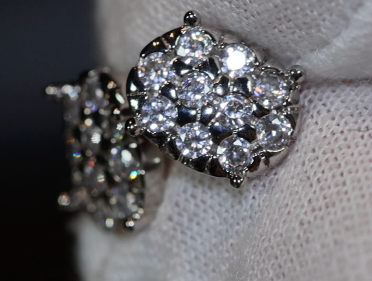 Womens Diamond Ear Studs | Ear Studs – Minx London