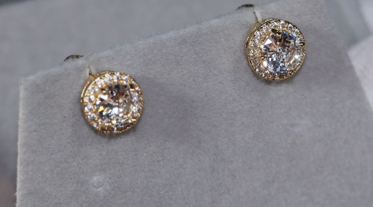 Diamond Ear Studs | Ear studs – Minx London