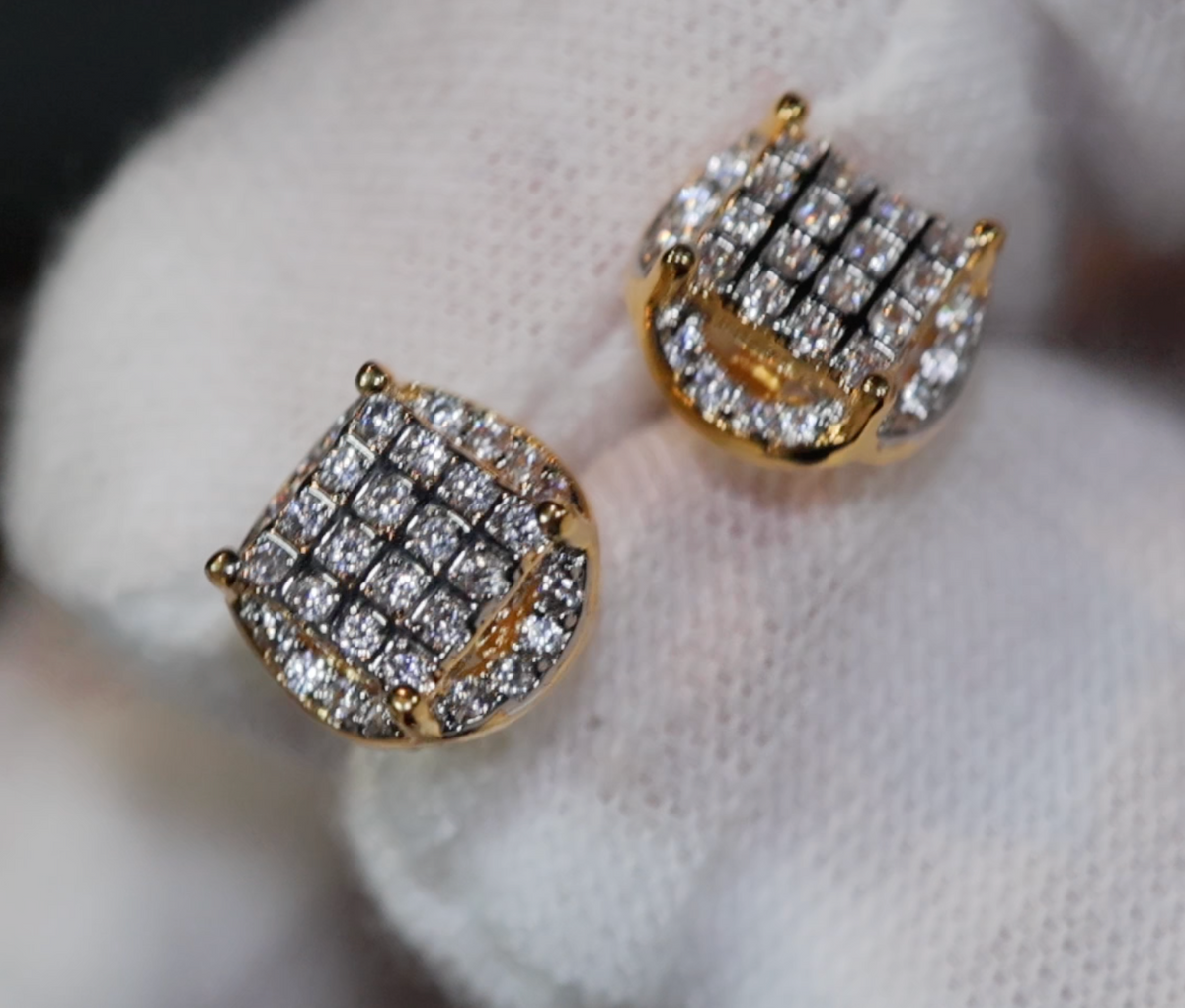 Mens Diamond Ear Studs | Womens Ear Studs | Iced Out Ear Studs – Minx ...