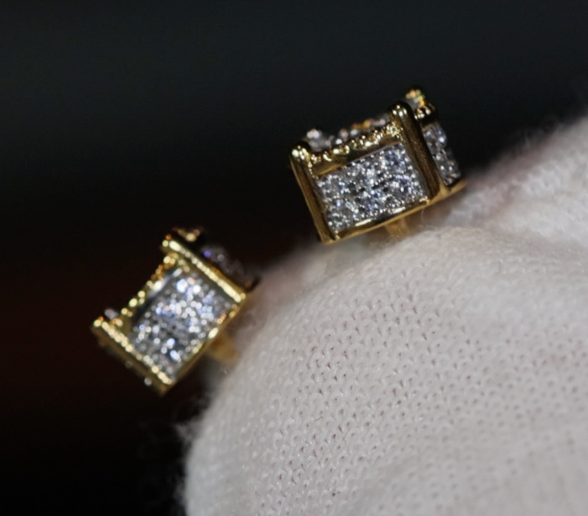 Ear Studs | Diamond Ear Studs | Womens Ear Studs | Iced Out Ear Studs ...