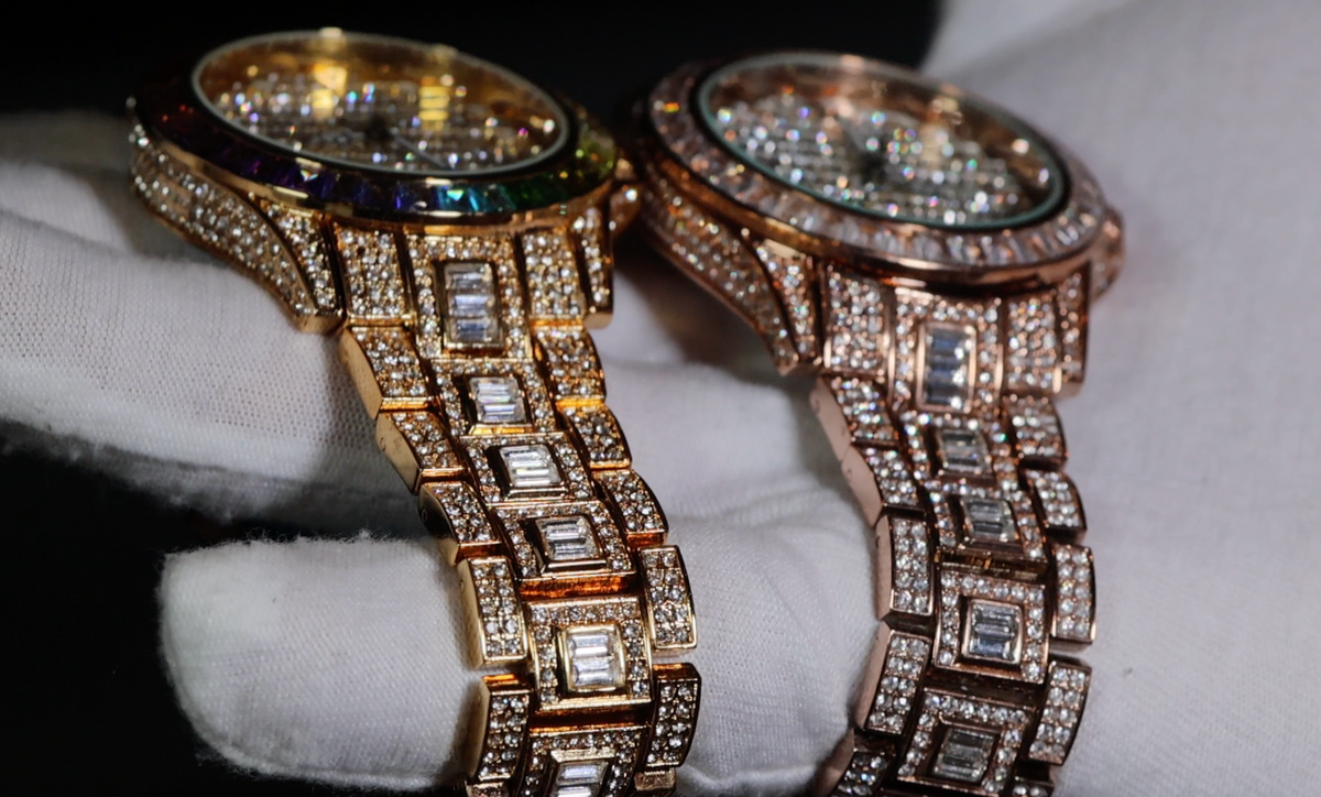 Iced Out Watch | Iced Watch | Mens Iced Out Watch | Hip Hop Watch | Ba ...