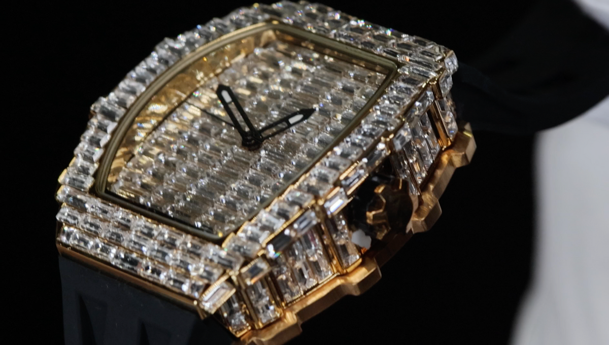 Iced Out Watch | Mens Diamond Watch | Hip Hop Watch | Baguette Watch ...