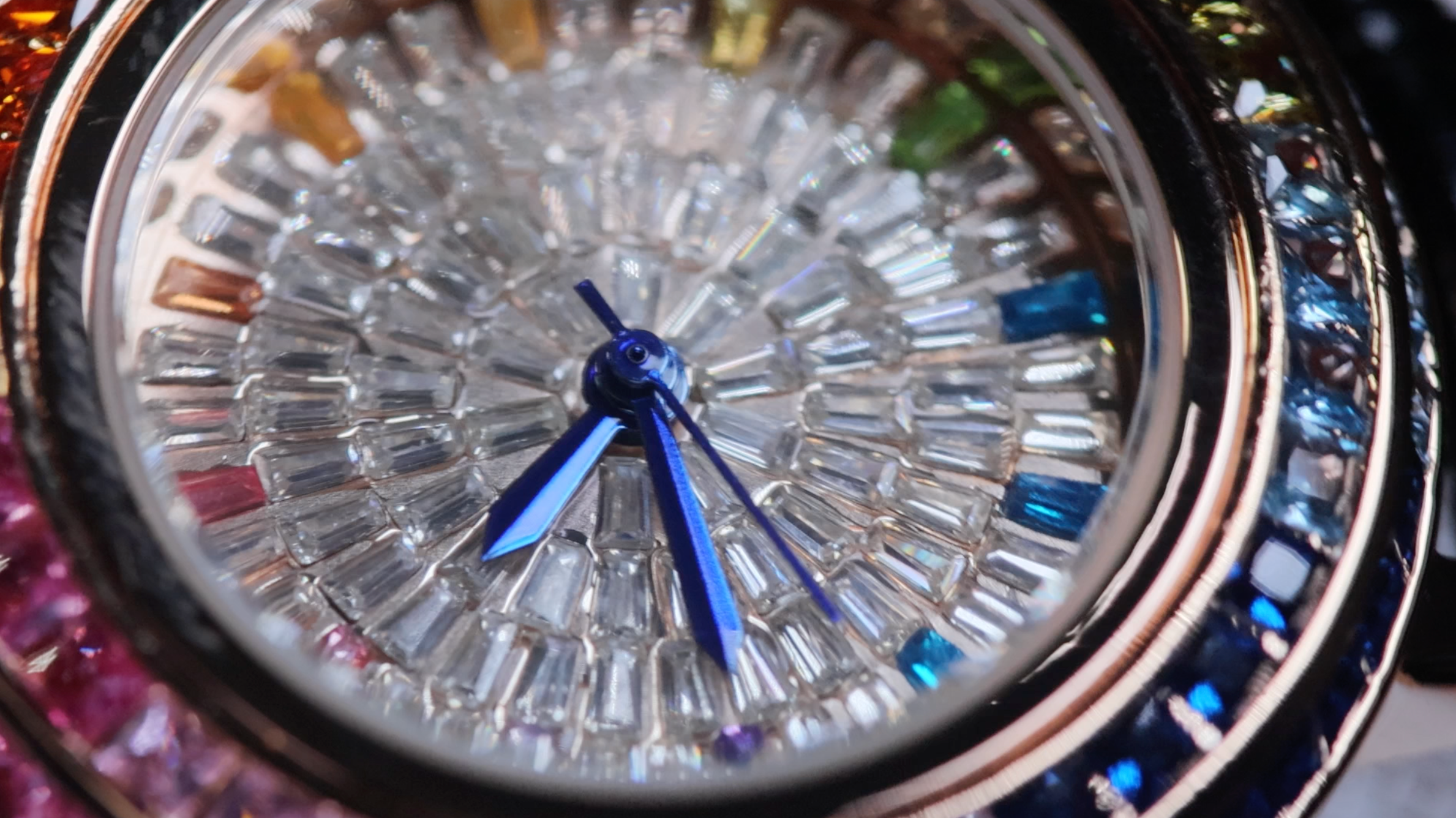Rainbow Diamond Watch | Womens Rainbow Diamond Watch – Minx London