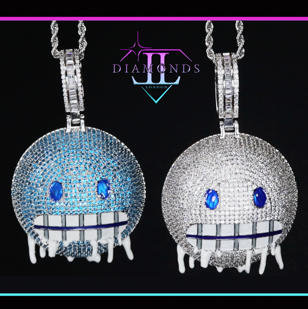 Emoji Pendant | Iced Out Pendant | Hip Hop Pendant – Minx London