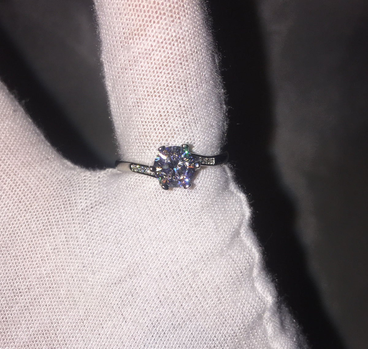 Minx London Resizable Ring #3 (adjustable diamond style rings, engagem