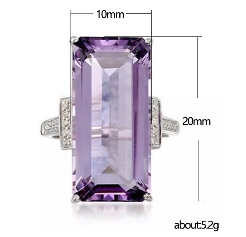 Emerald Ring | Purple Diamond Ring | Purple Diamond Engagement Ring ...