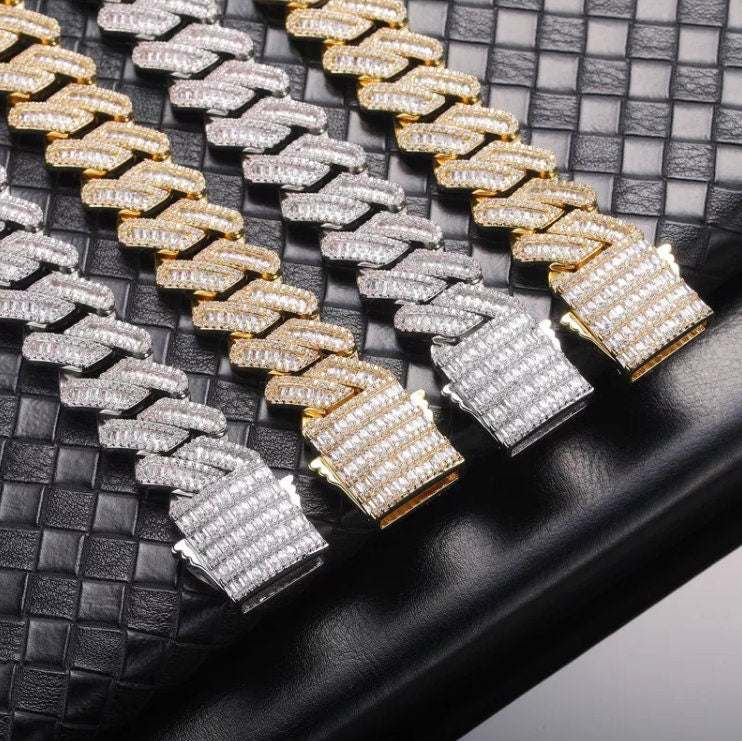 Cuban Link Chain | Iced Out Chain | Iced Out Necklace | Iced Out ...