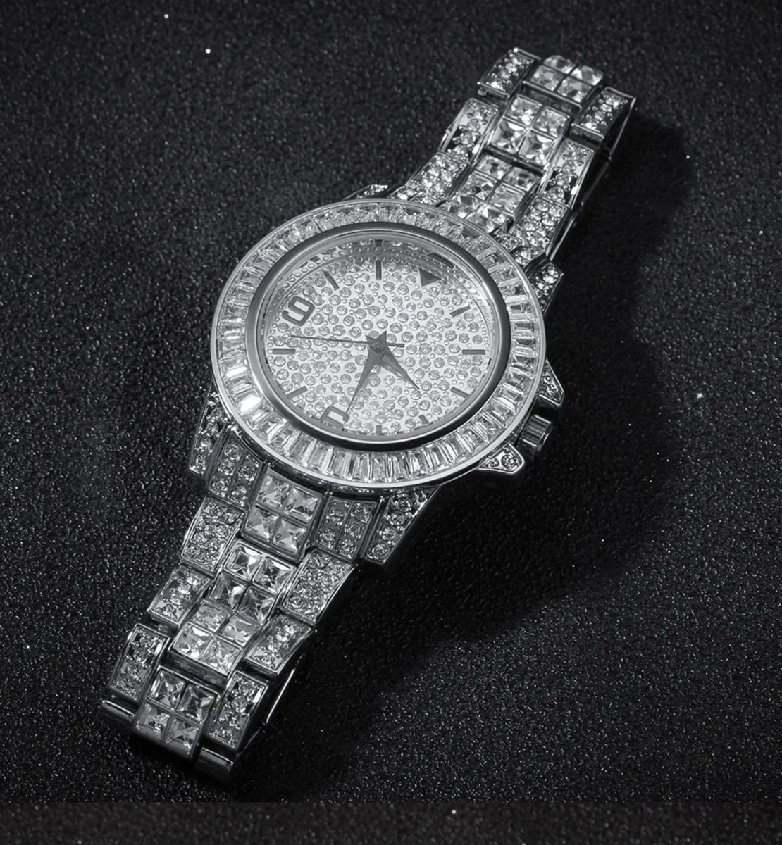 Iced Out Watch | Iced Watch | Mens Iced Out Watch | Hip Hop Watch | Ba ...
