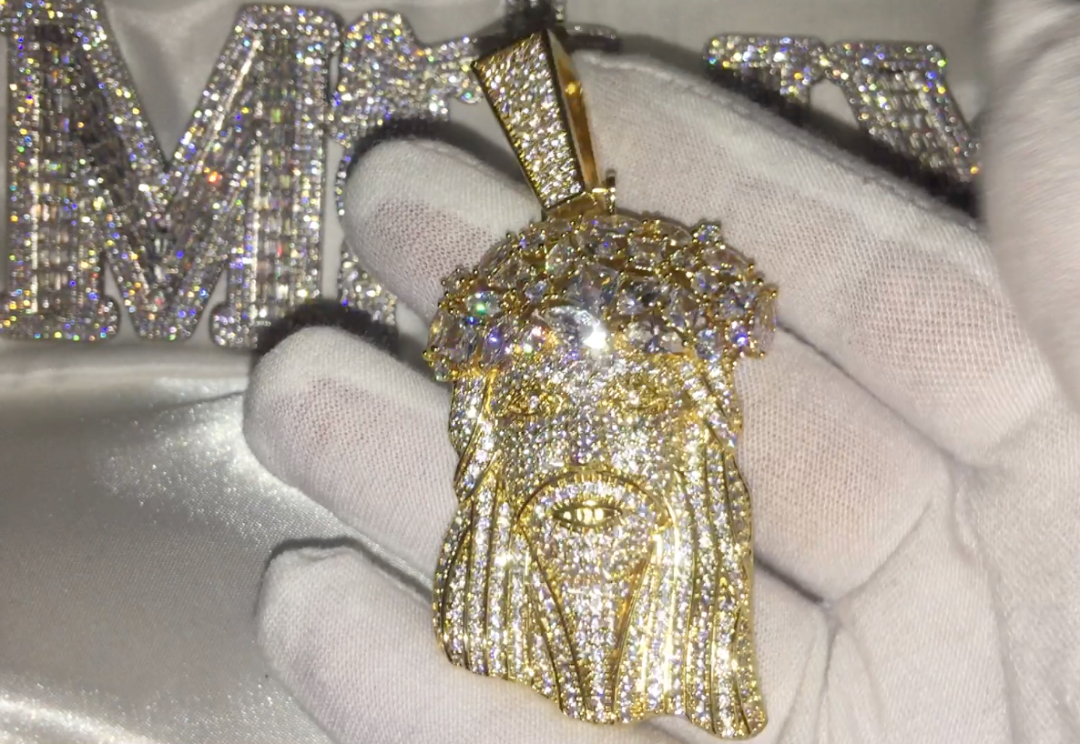 Iced Out Jesus Piece | Jesus Pendant | Jesus Piece – Minx London