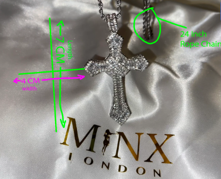 Cross Chain | Cross Pendant and Necklace | £25 – Minx London