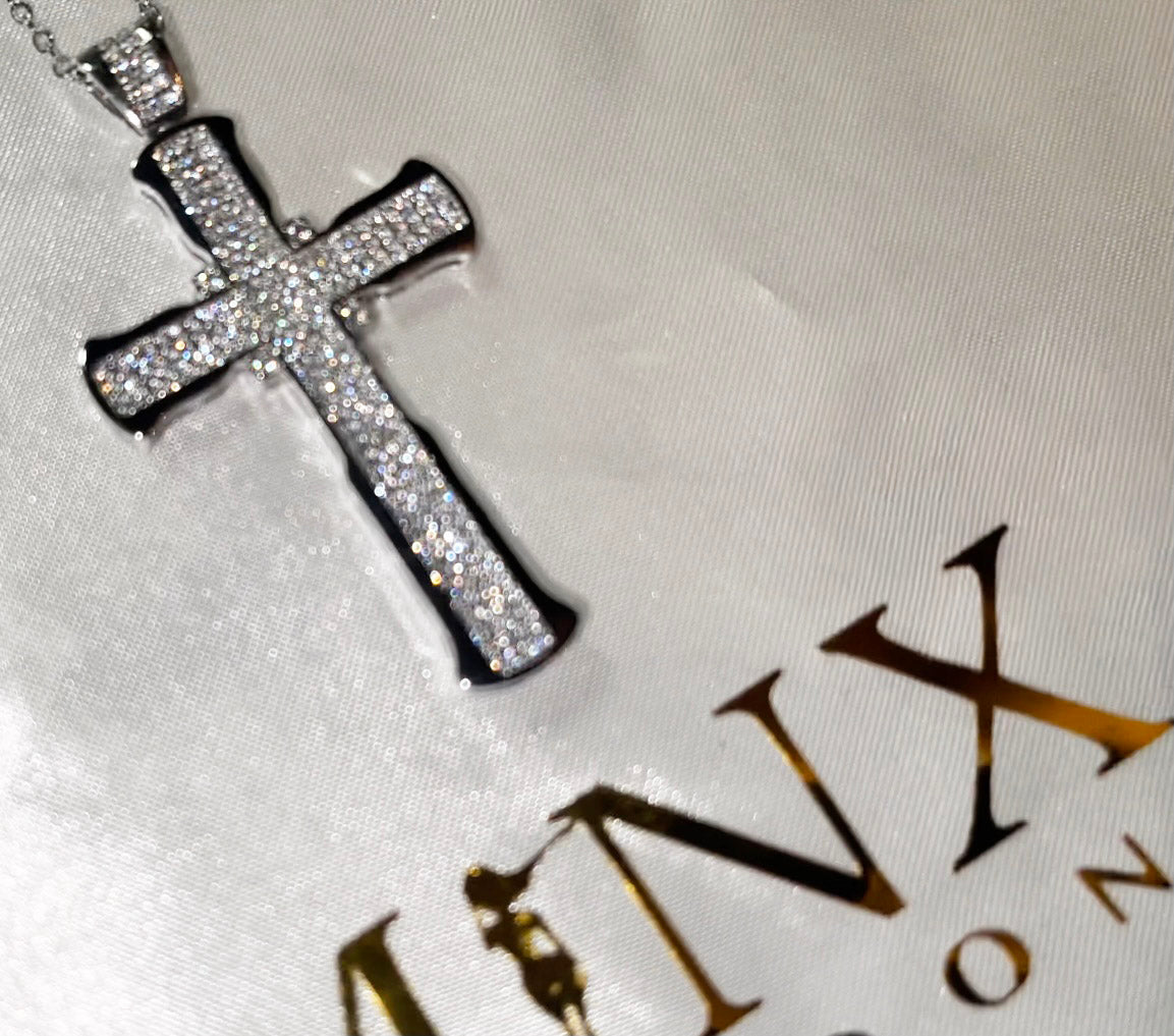 Iced Out Cross Chain | Iced Out Cross | £30 – Minx London